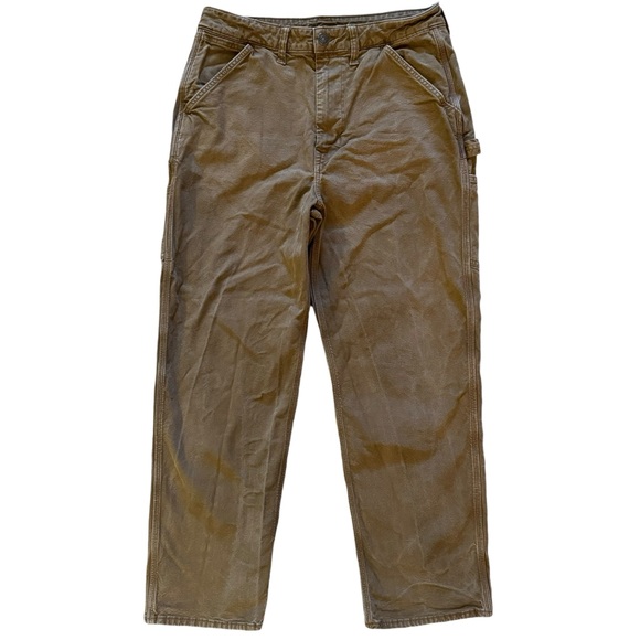 American Eagle Outfitters | Pants | American Eagle Ae Flex Carpenter Pants Size 32x29 Brown ...